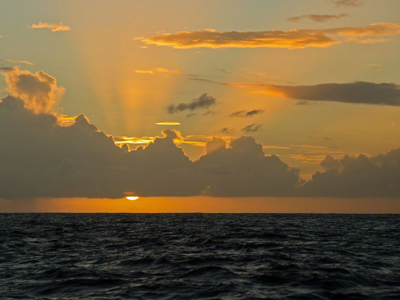 Sunsets in the Caribbean - Zanshin Sailing