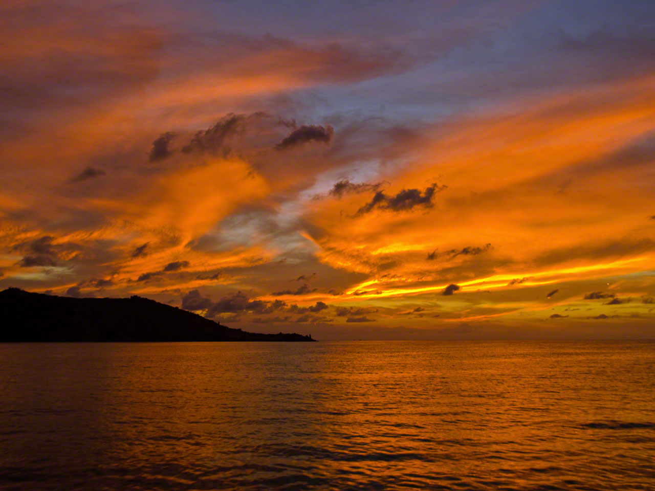 Sunsets in the Caribbean - Zanshin Sailing