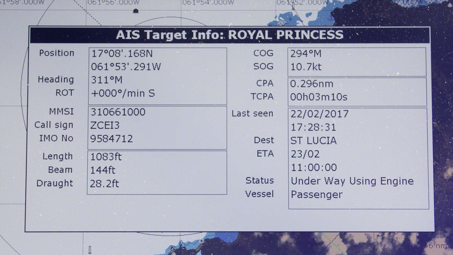 AIS location tracking - Zanshin Sailing